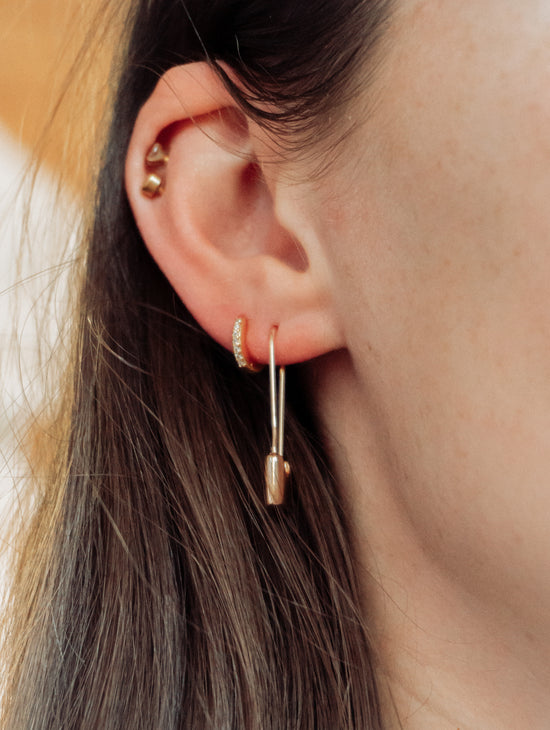 Safety Pin Hoops – Lex Moderne